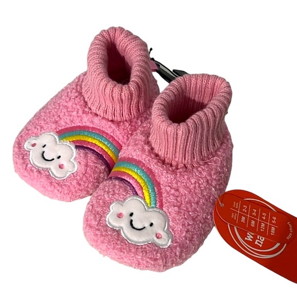 wonder nation | Shoes | New Wonder Nation Baby Girls Rainbow Slippers ...